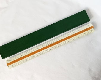 Scale Bar Faber 52 39. Vintage Ruler. Engineering Calculator. Vintage ...