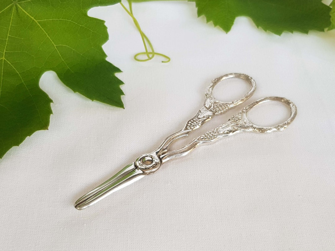 Grape Scissors. Serving Scissors for Grape. Antique Scissors With Grape Pattern, Sweden. Vintage ...