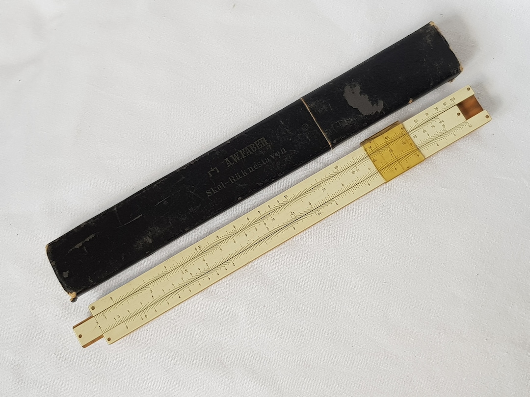 Scale Bar Faber Castell 339 Skol. Vintage Ruler. Engineering Calculator ...