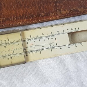 Sun Hemmi 34R. Vintage Pocket Slide Rule. Antique Slide Rule, Bamboo ...