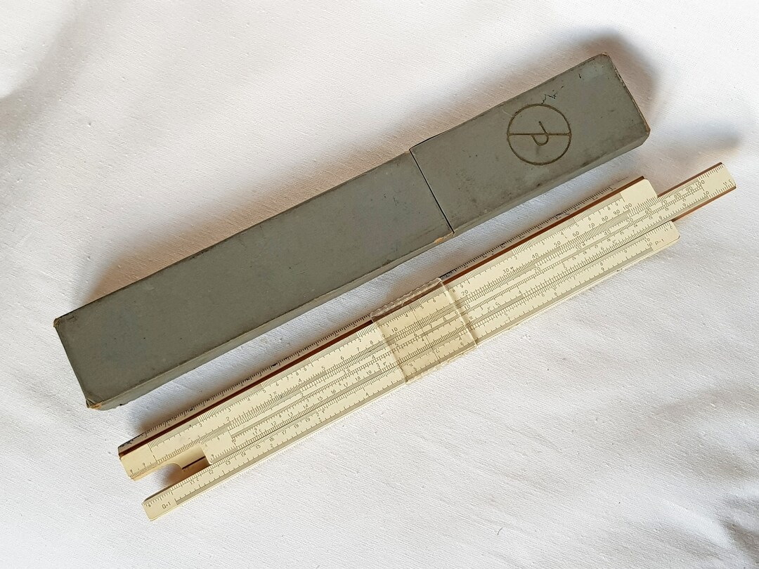 Vintage Slide Rule, Made in USSR, 1970. Vintage Logarithmic Scale ...