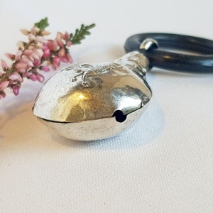 Vintage Baby Rattle. Antique Metal Rattle. Silver Rattle With Rooster ...