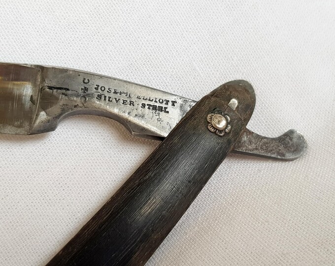 Vintage Straight Razor, Joseph Elliott, Silver Still, England ...