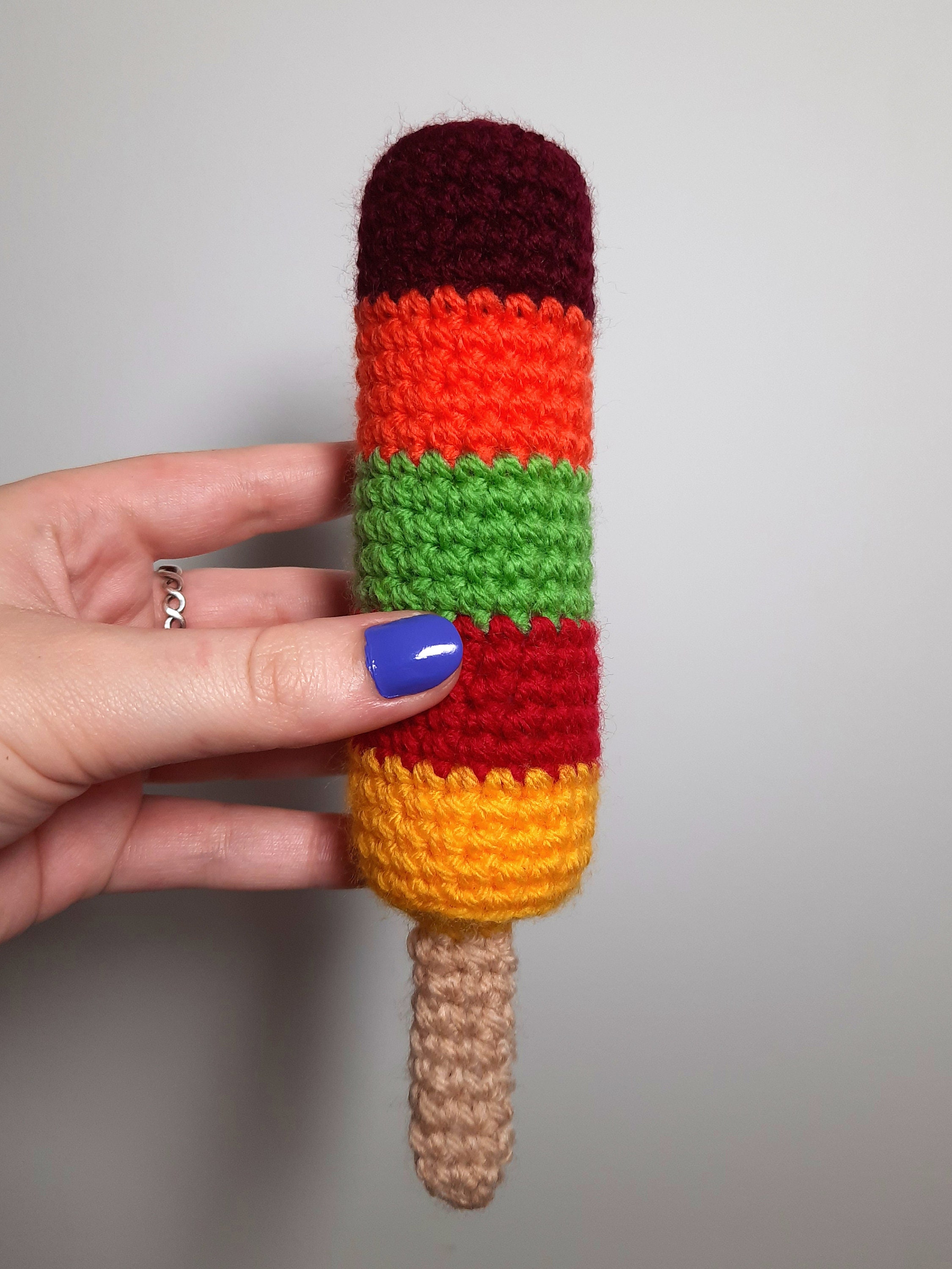 Fruit Pastilles Ice Lolly Popsicle Crochet Pattern PDF - Etsy