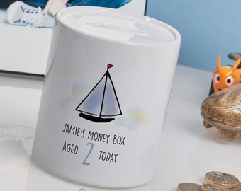 Boat Money Box - Etsy UK