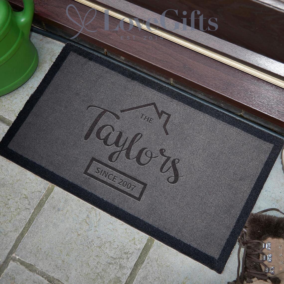 Family Name Indoor Doormat Personalised Doormats - Etsy UK