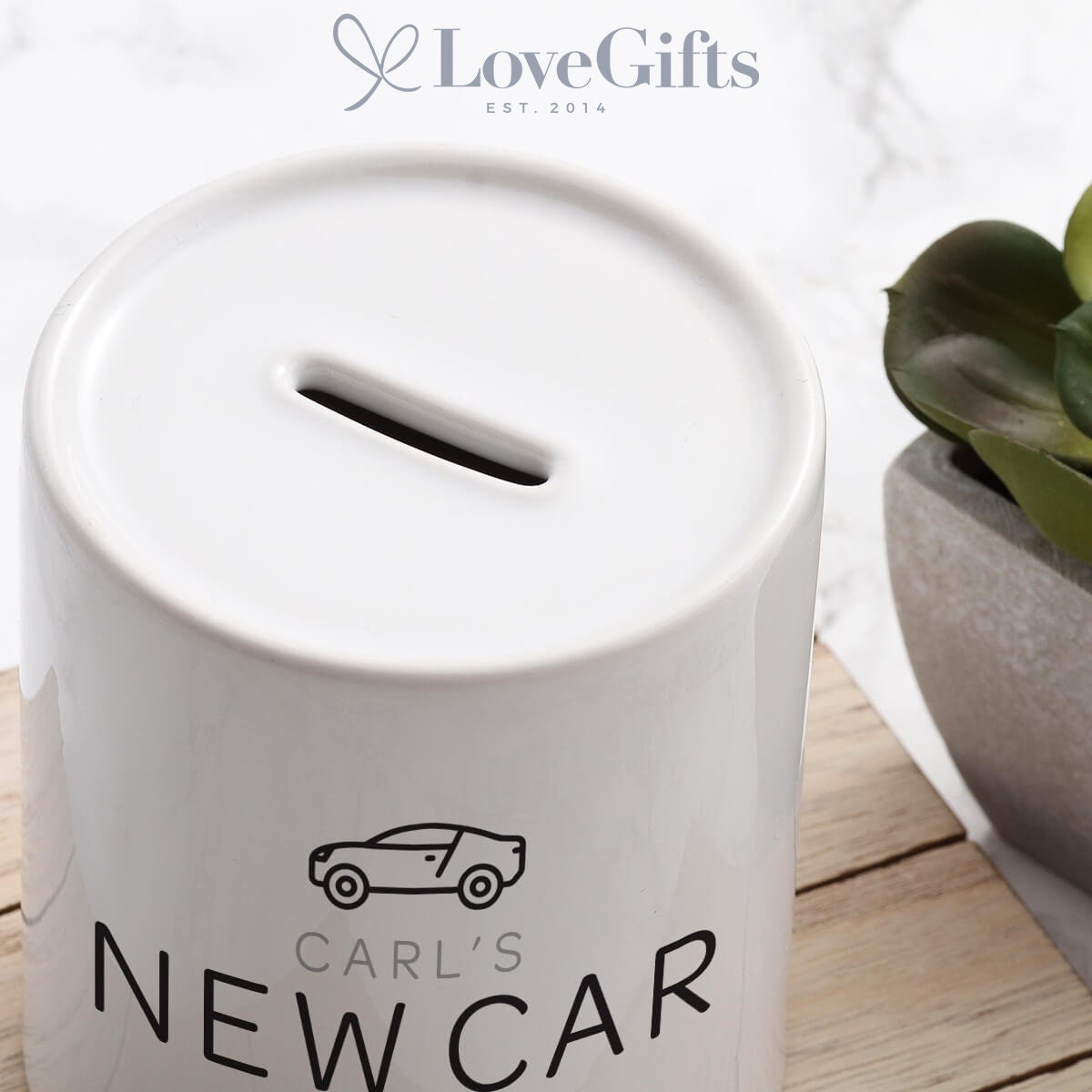 New Car Fund Money Box Personalised | Etsy