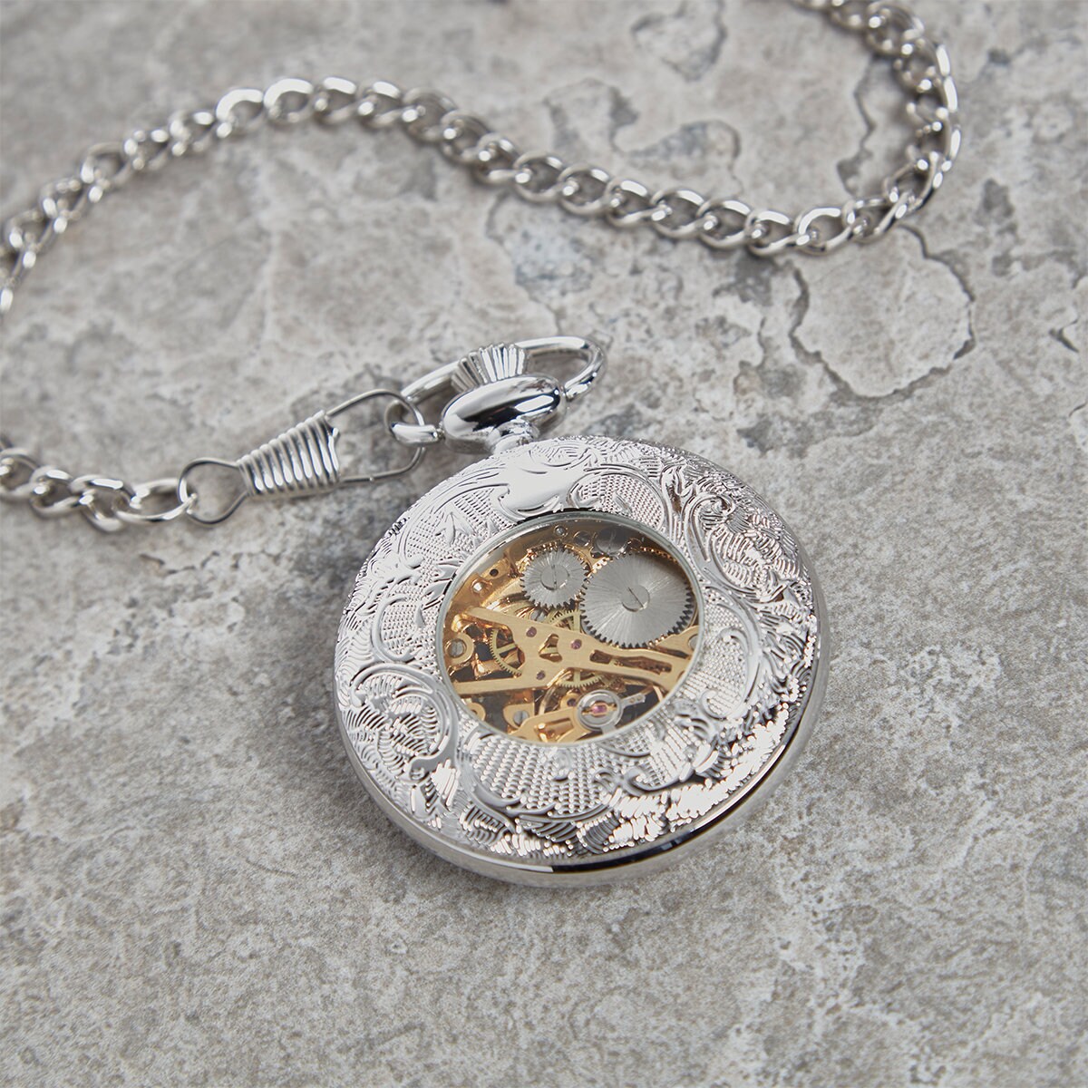 Open Faced Mechanical Pocket Watch Despatched Same Working | Etsy UK