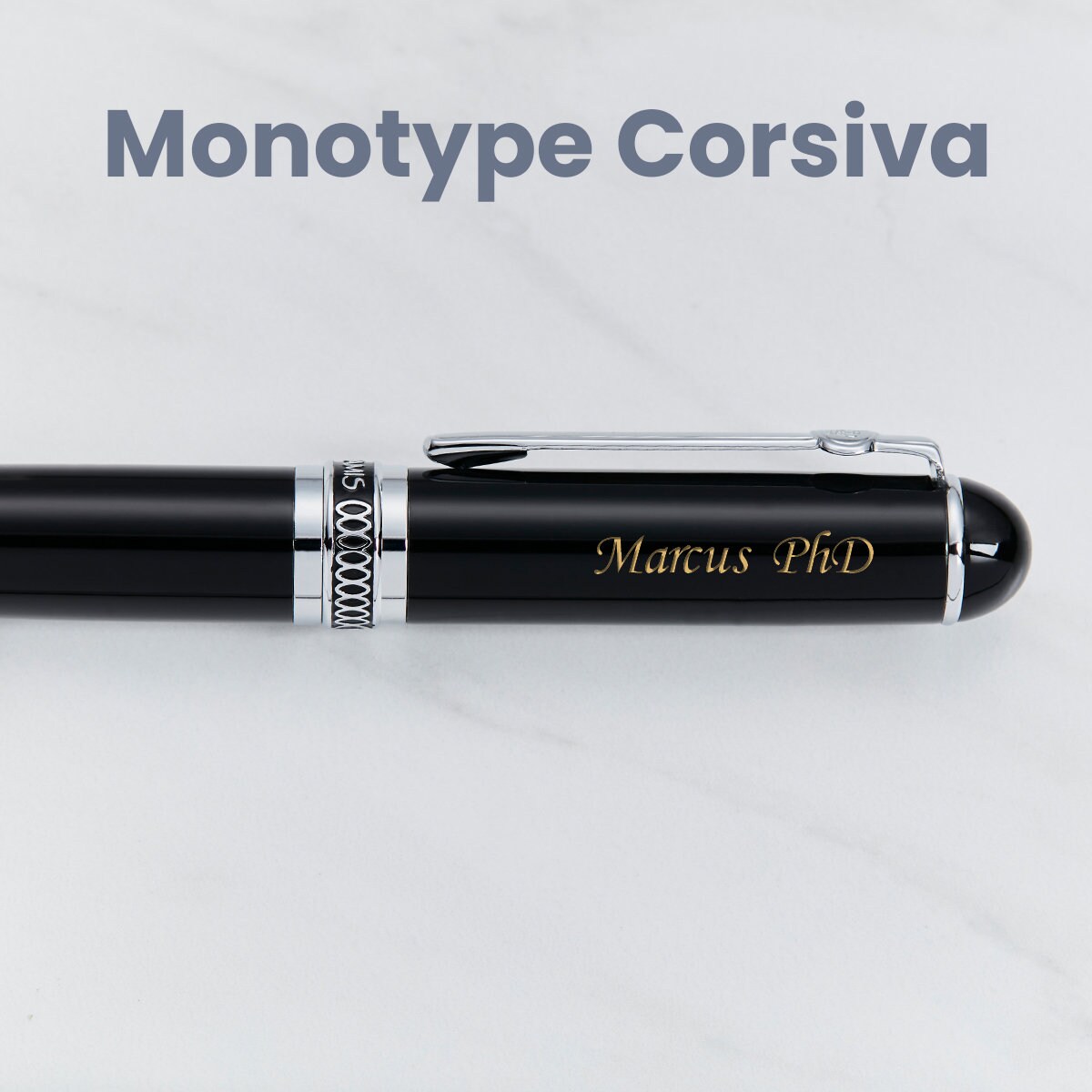 Shakespeare Black Filigree Fountain Pen Laser Engraved Pen - Etsy