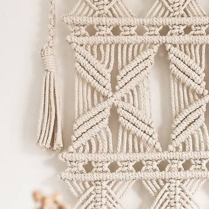 Wall Hanging Macrame Geometric Design Pattern DIY - Etsy