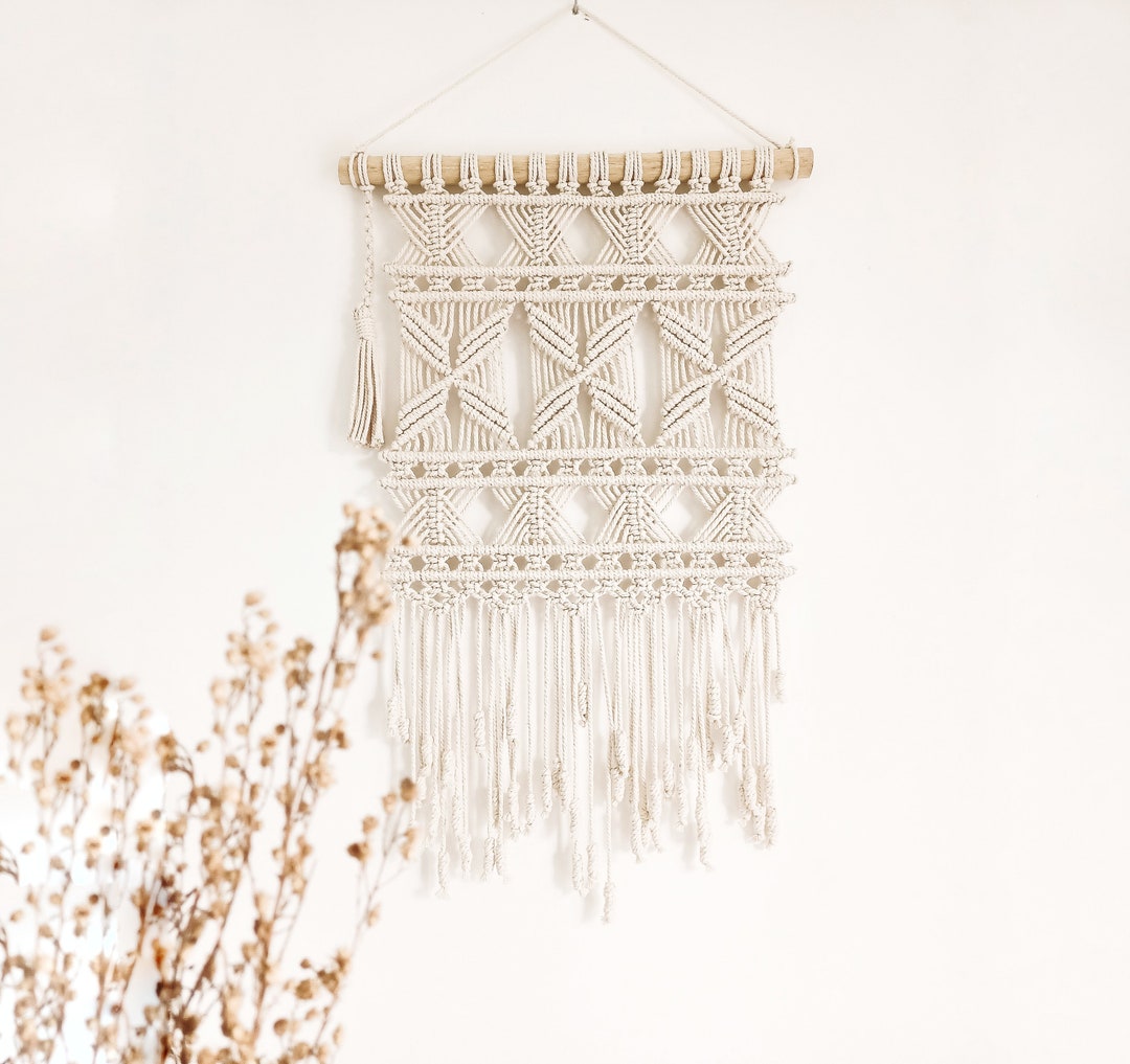 Wall Hanging Macrame Geometric Design Pattern DIY - Etsy