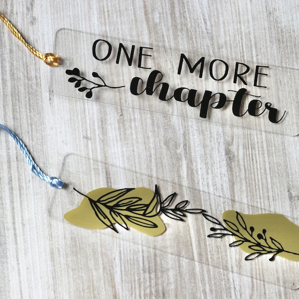 Acrylic Bookmark - Etsy