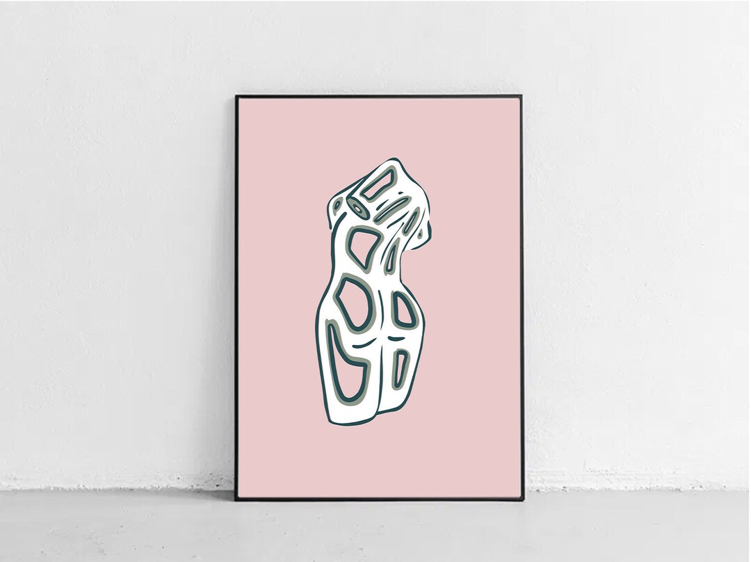 Female Line Art, Printable Wall Art, Line Art, Feminist Art, Instant ...