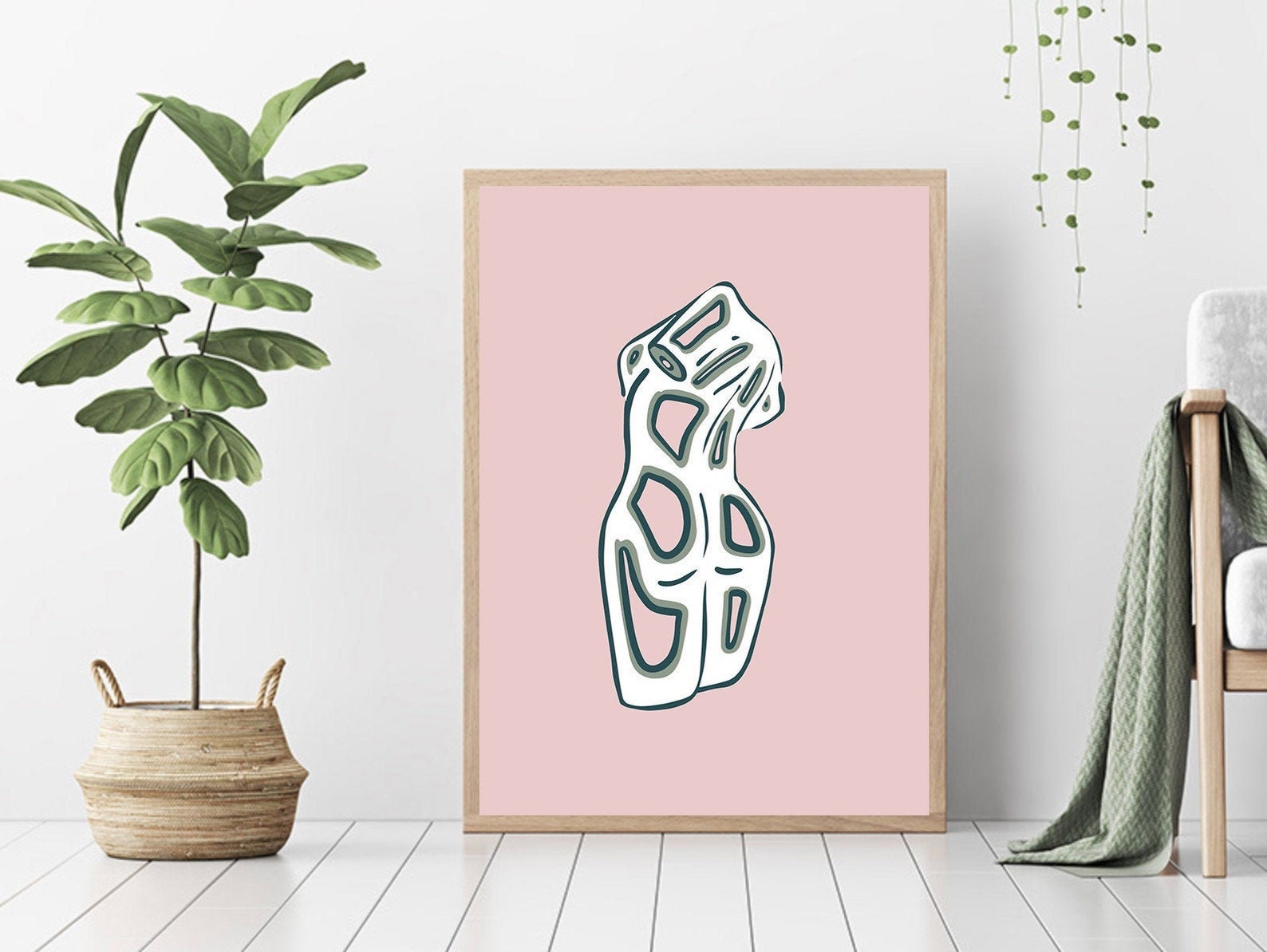 Female Line Art, Printable Wall Art, Line Art, Feminist Art, Instant ...