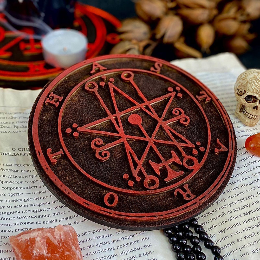 Sigil of Astaroth Demonology Magic Witchcraft Altar Board - Etsy UK