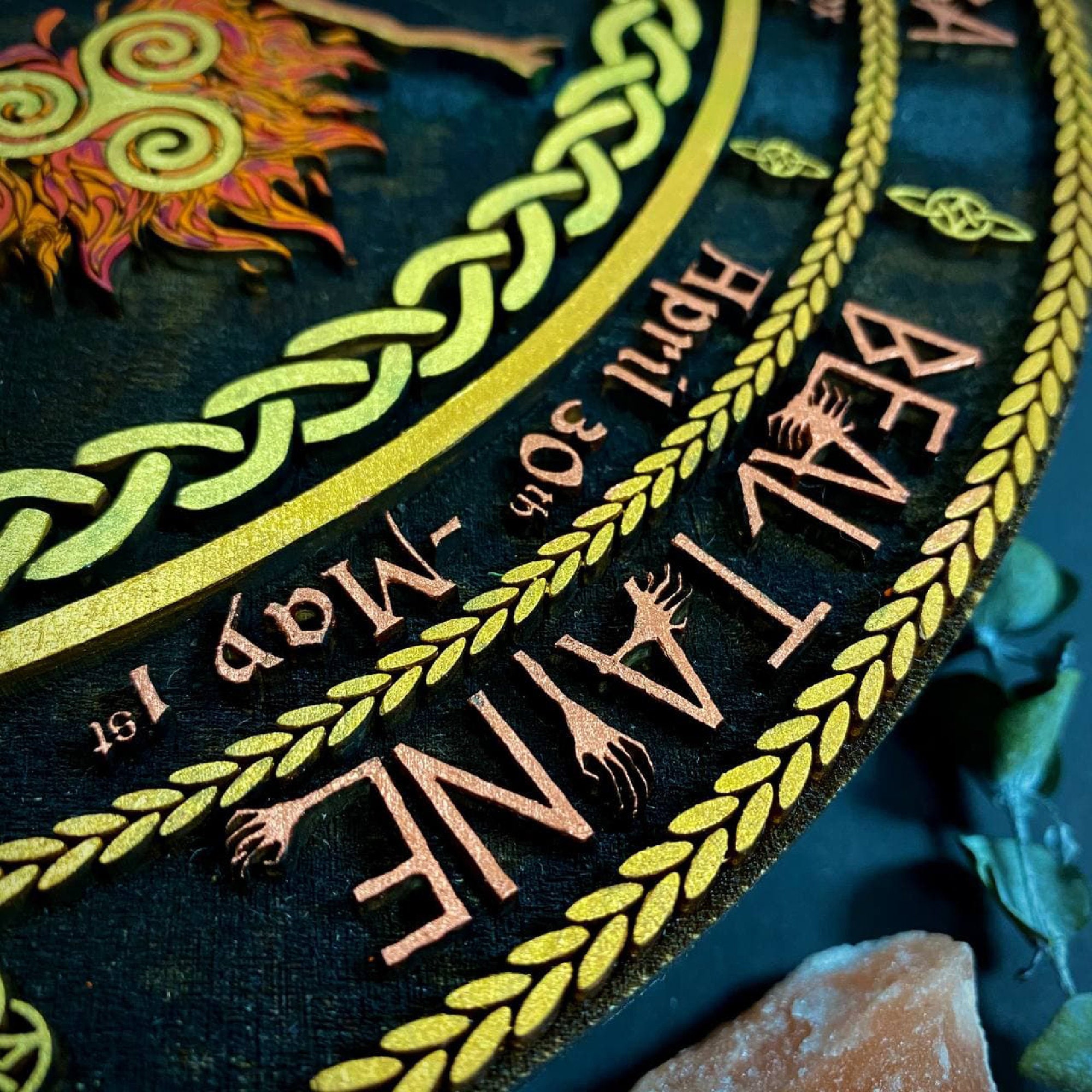 Wheel of the Year Wicca Wiccan Calendar Sabbat Magic - Etsy Canada