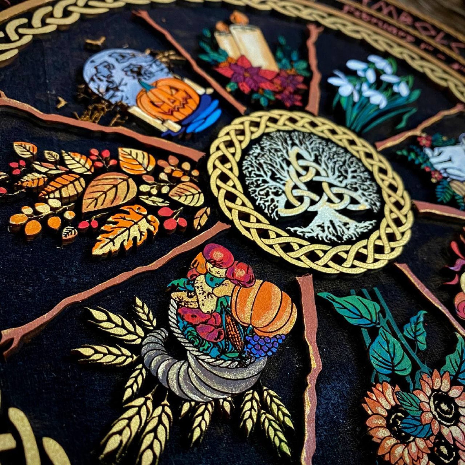 Wheel of the Year Wicca Wiccan Calendar Sabbat Magic - Etsy Canada