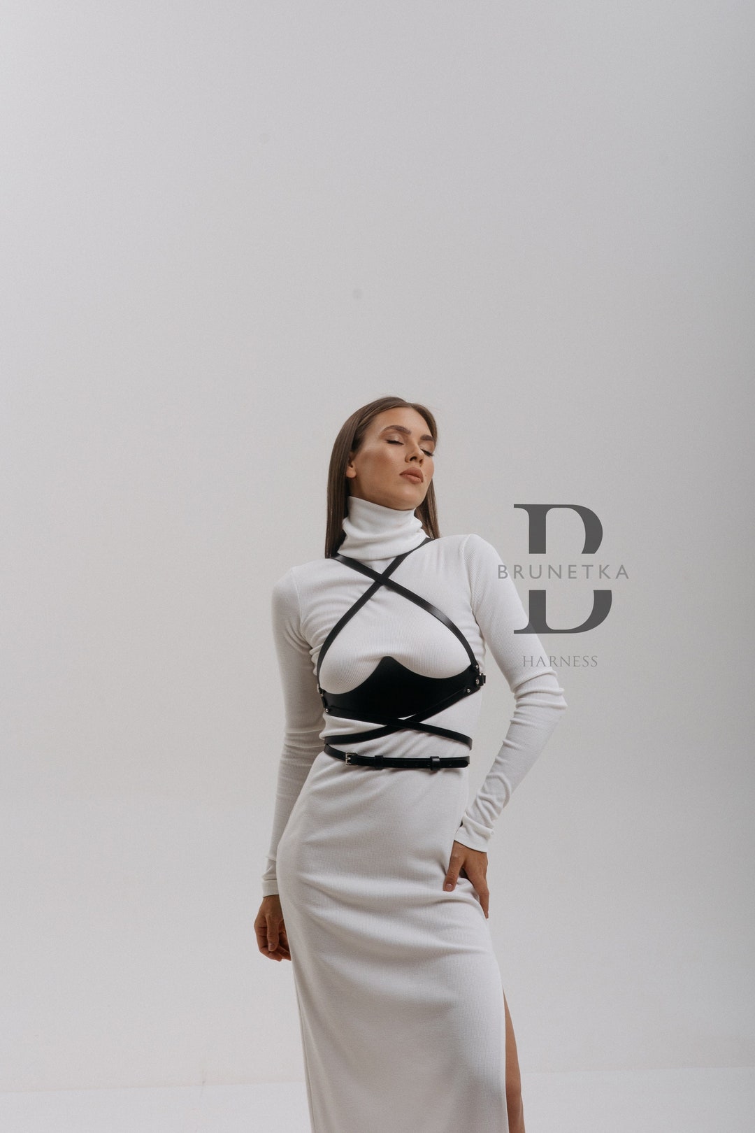 Chest Harness Leather,leather Chest Harnesses for Women,rave Wear Women ...