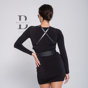 Leather Chest Belt, Belt With Shoulder Strap, Leather Chest Harness ...