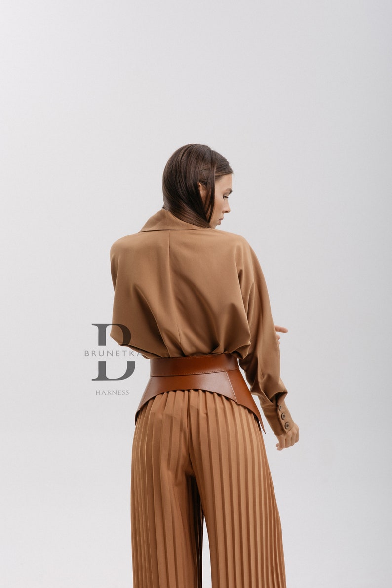 Basque Leather Belt,leather Peplum Belt,leather Peplum Skirt,harness ...