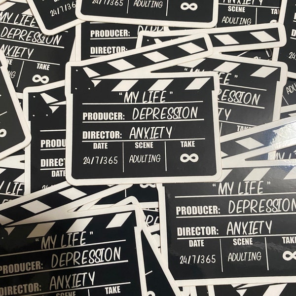 Anxiety Sticker - Etsy