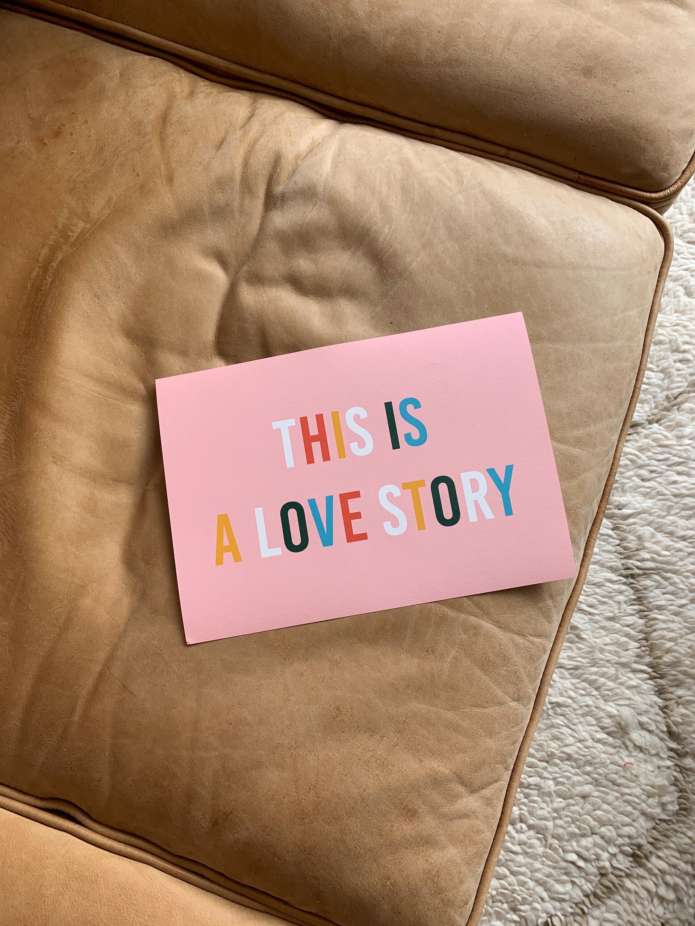 A4 This is A Love Story Fleabag Quote Print | Etsy