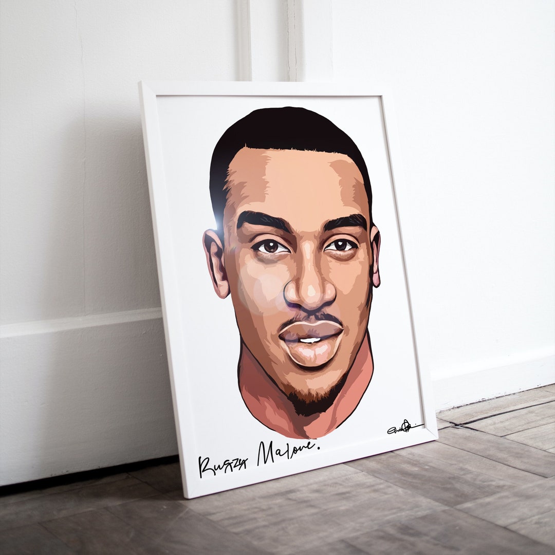 Bugzy Malone. Modern Art Print. Customizable Print. - Etsy UK