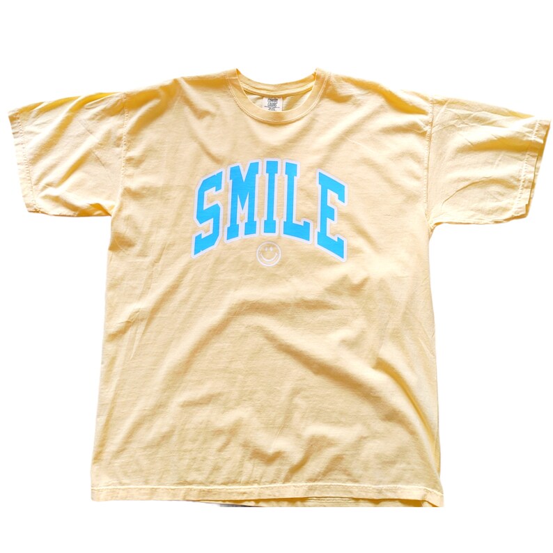 Smile Tshirt Smiling Face T Shirt Preppy Clothes Preppy - Etsy