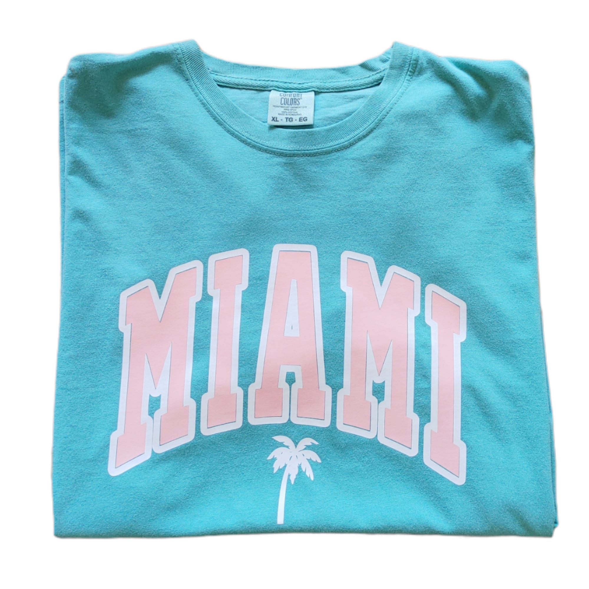 Miami Tshirt Florida Palm Tee Summer Island Beach Shirt | Etsy