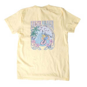Salty Beach Shirt Oversized Summer Surf Tshirt Preppy Shirts Beachy ...