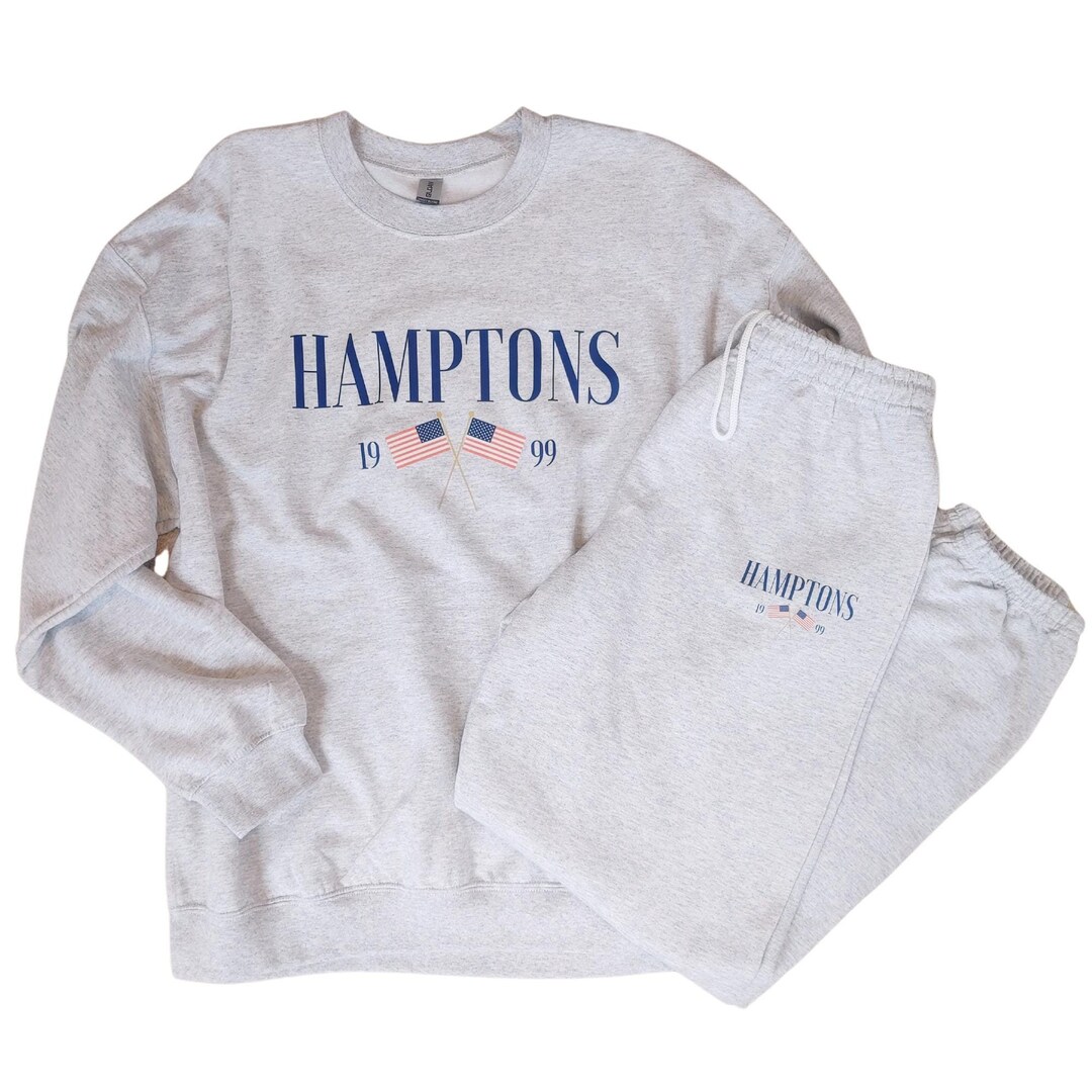 Hamptons Loungewear Set Matching Cozy Set Hamptons Preppy Sweats USA ...