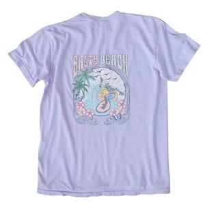 Salty Beach Shirt Oversized Summer Surf Tshirt Preppy Shirts Beachy ...