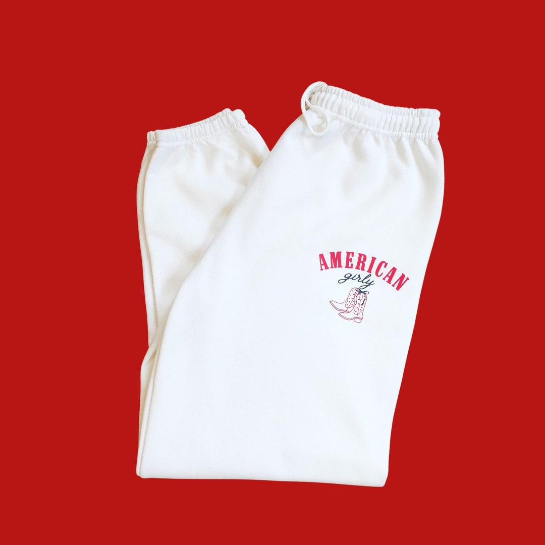 Coquette American Girly Sweatpants 4th of July Sweatpant Coquette Bow ...