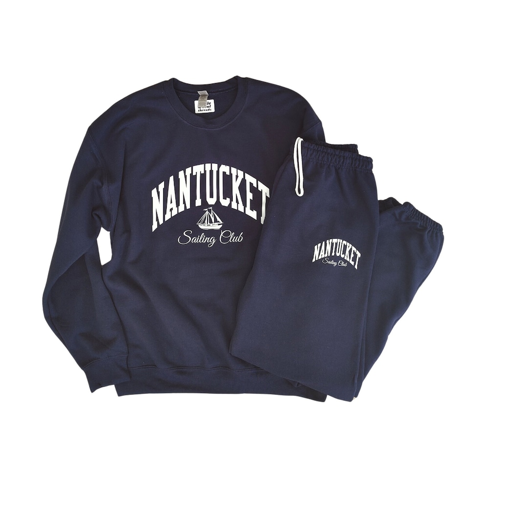 Nantucket Sweatsuit Cozy Set Preppy Sweatshirts Trendy Sweats ...