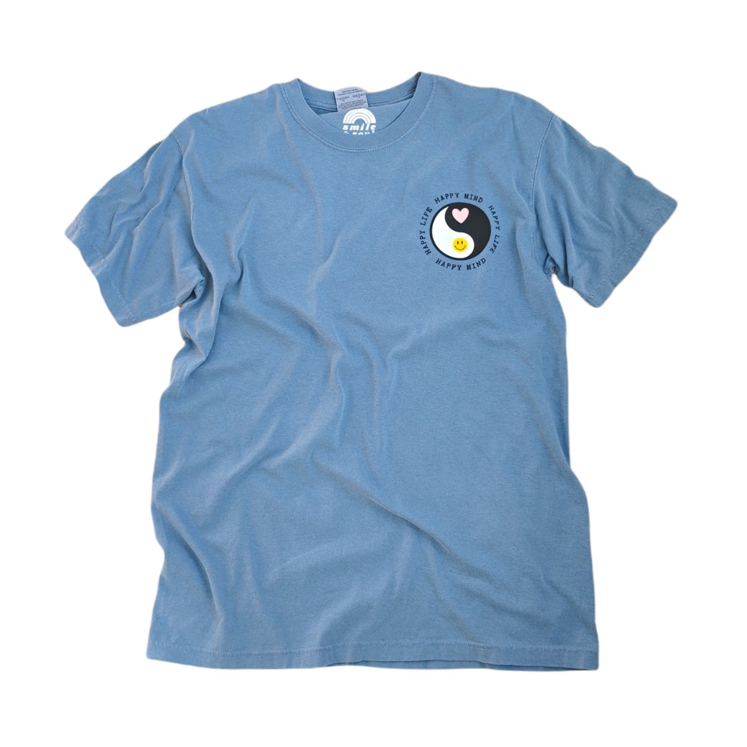 Yin Yang TShirt Trendy Tops Smile Shirt Trendy Kleidung Comfort Colors ...