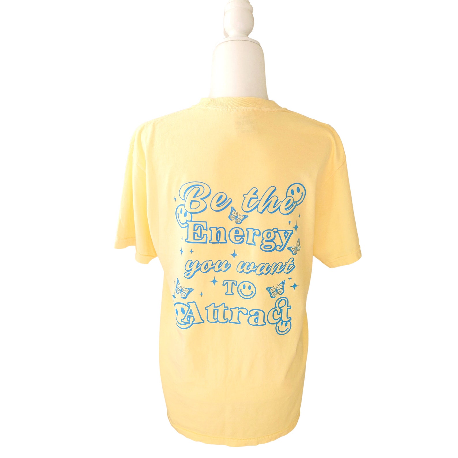 Positive Quote Preppy Shirt Words on Back Oversized Tshirt Summer Tees ...