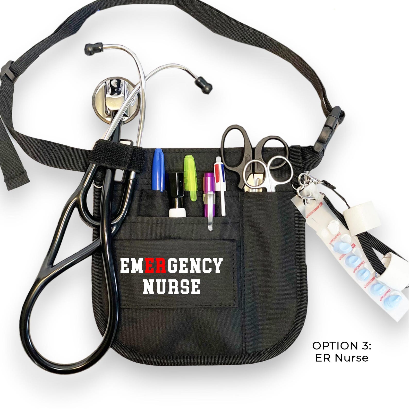 ER Nurse Gift Emergency Nurse Bag Nurse Organizer Bag for Nurse ...