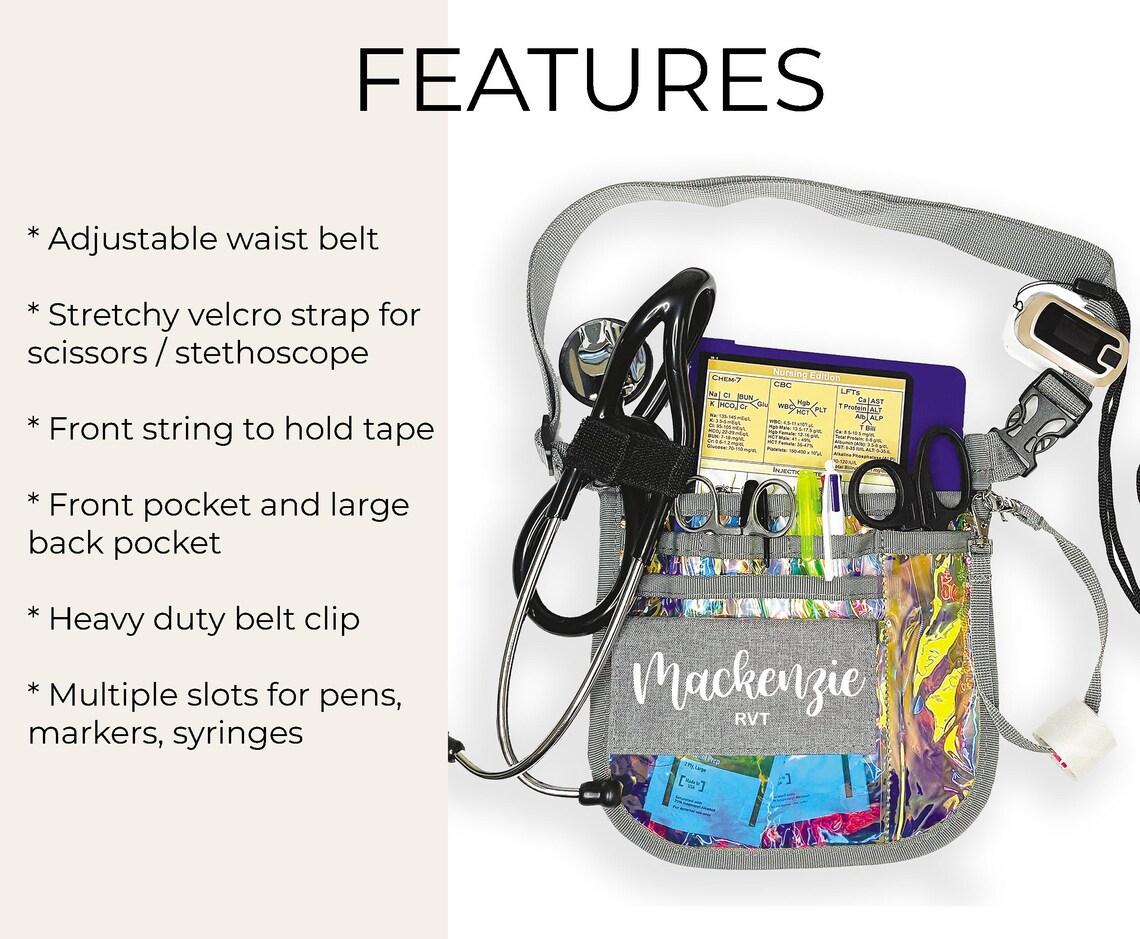 RVT Gift, Vet Tech Gift, Veterinary Bag, Vet Bag, Custom Gift ...