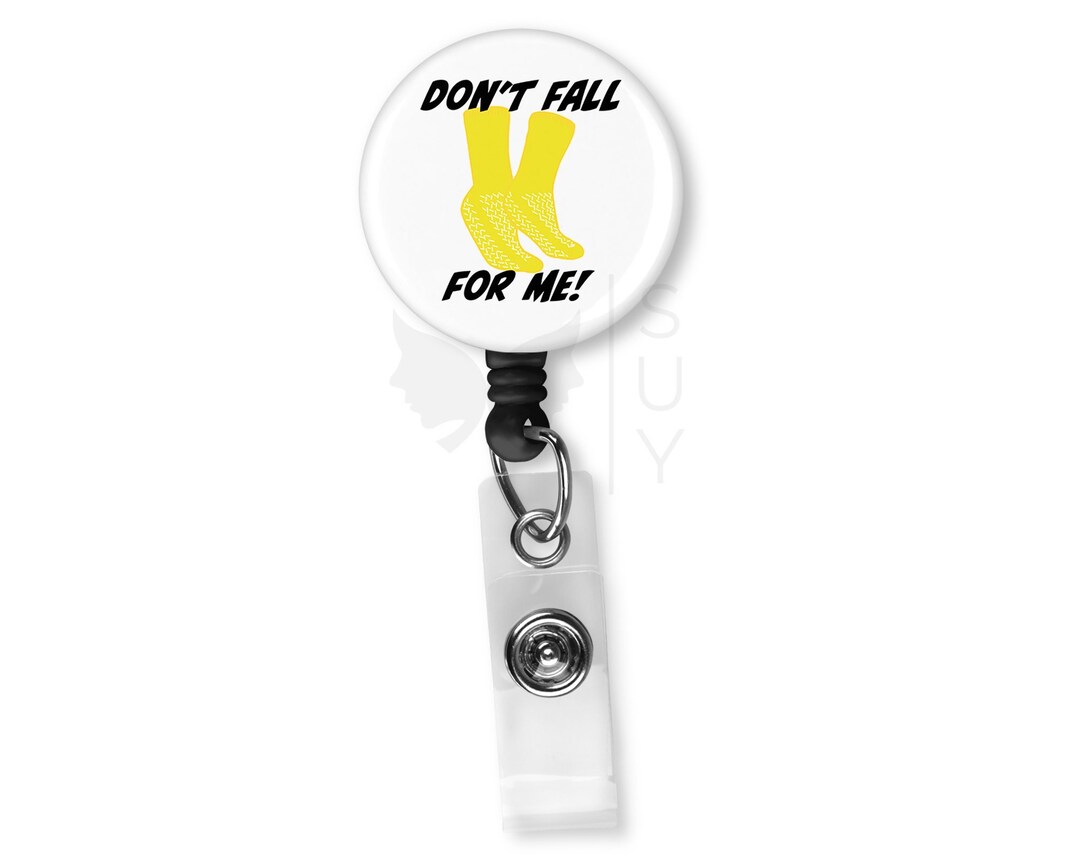 Don't Fall for Me Fall Prevention With Yellow Grippy - Etsy