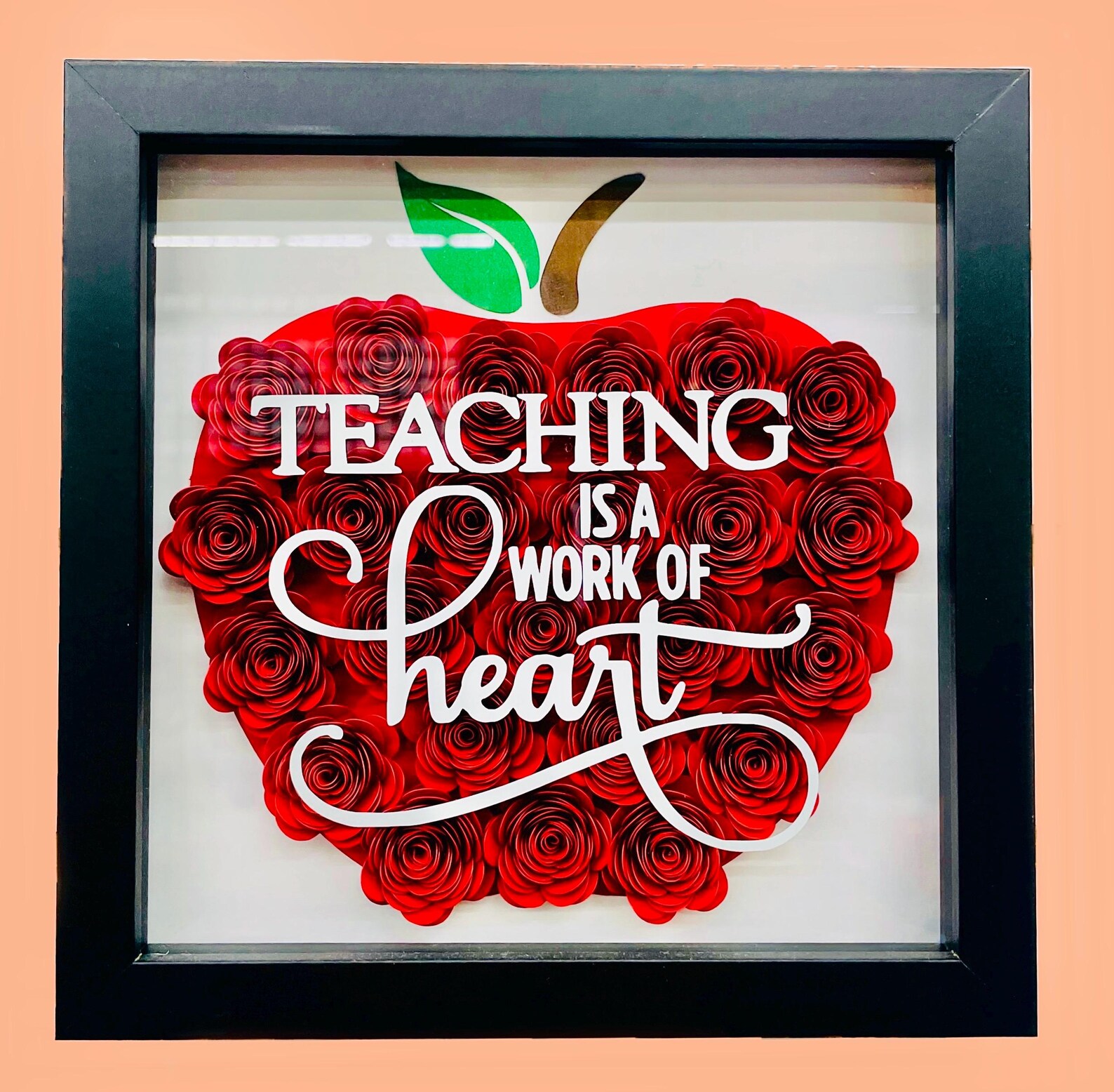 Teacher Shadow Box / Teacher Gift - Etsy