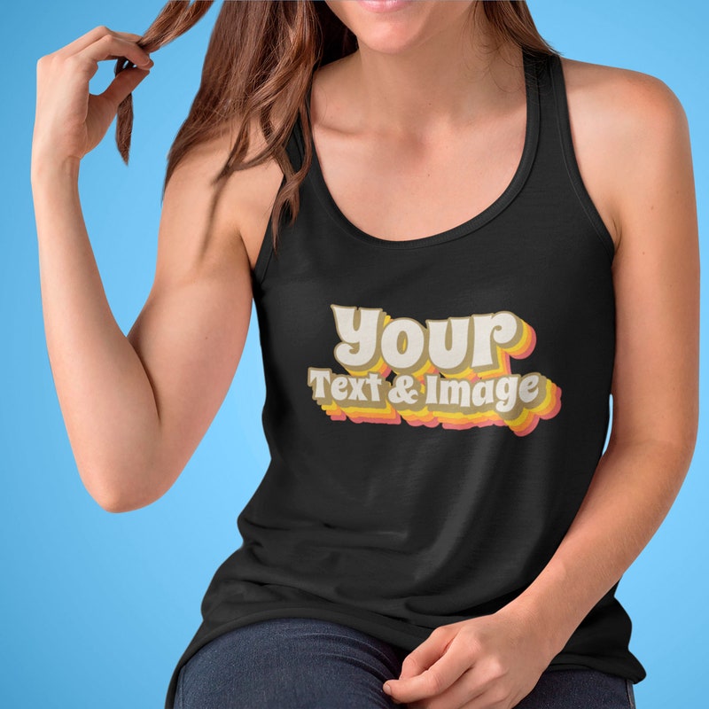 Racer Back Tank Tops - Etsy