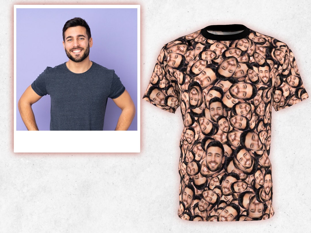 Custom Face Shirt, Custom Photo Shirt, Personalized Face Shirt ...