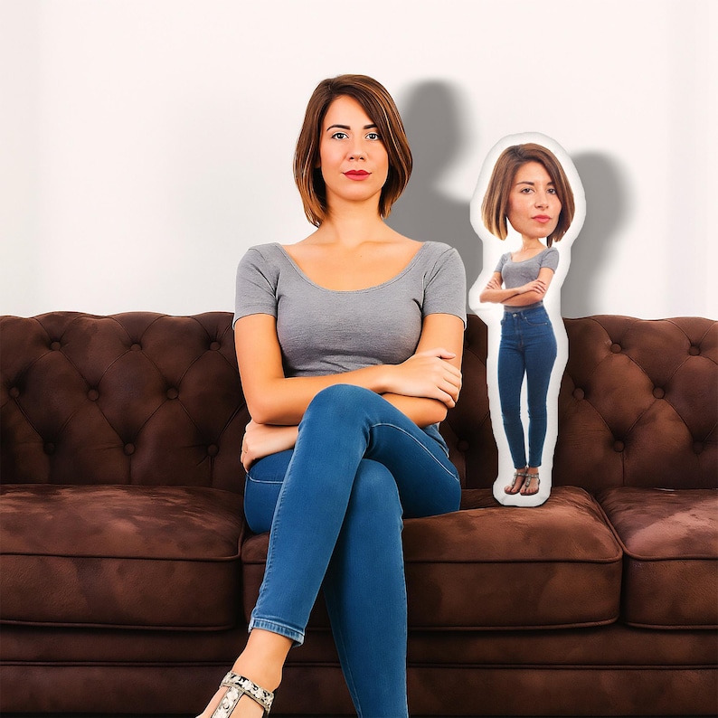 Custom 3D Shaped Pillow With Body or Face Photo, Personalized Funny ...