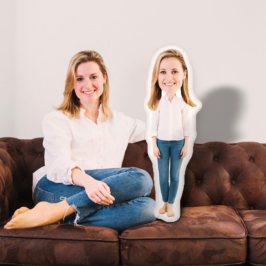 Custom 3D Shaped Pillow With Body or Face Photo, Personalized Funny ...