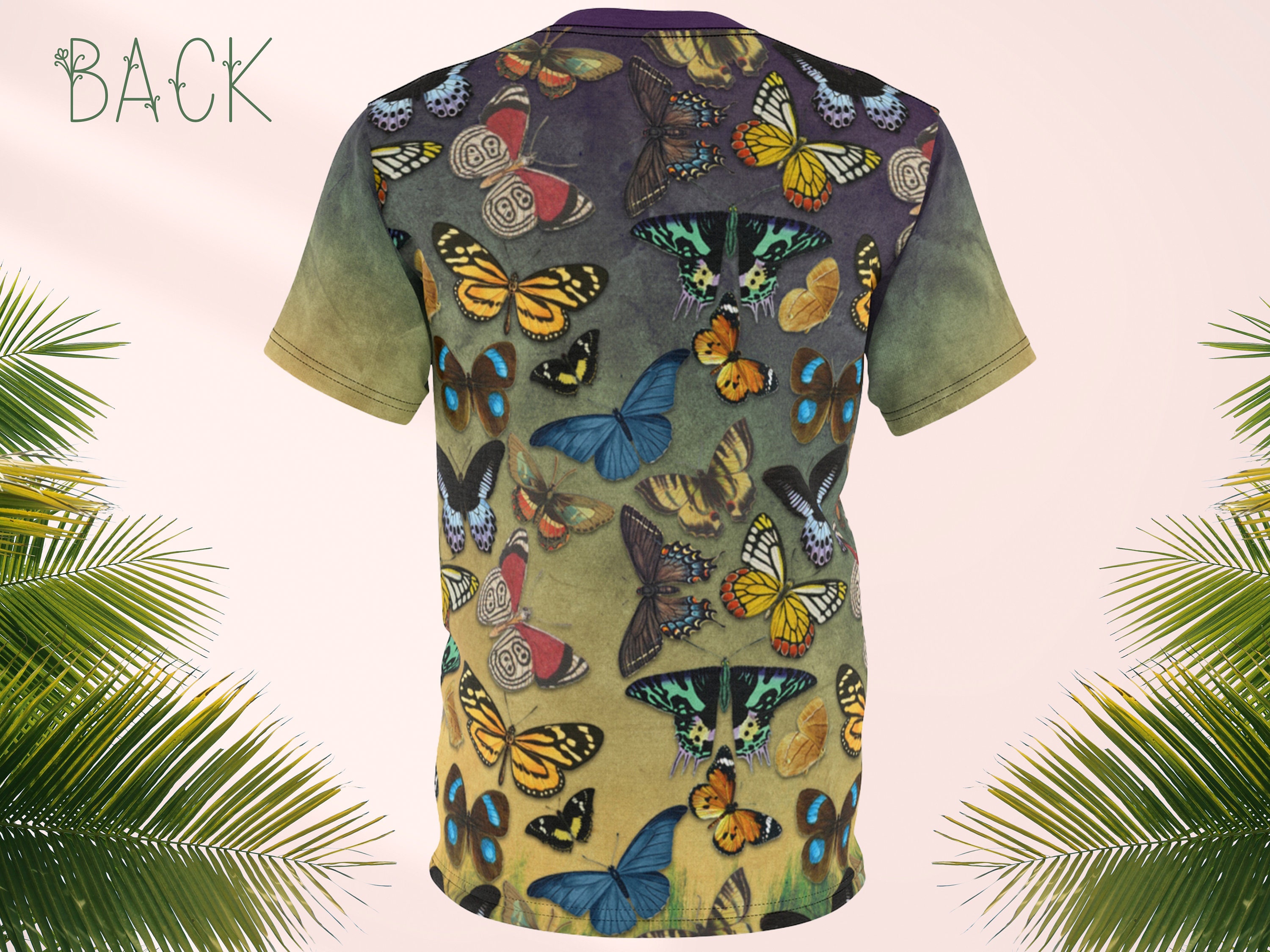 Butterflies Shirt Vintage Butterfly Shirt Butterfly Top - Etsy