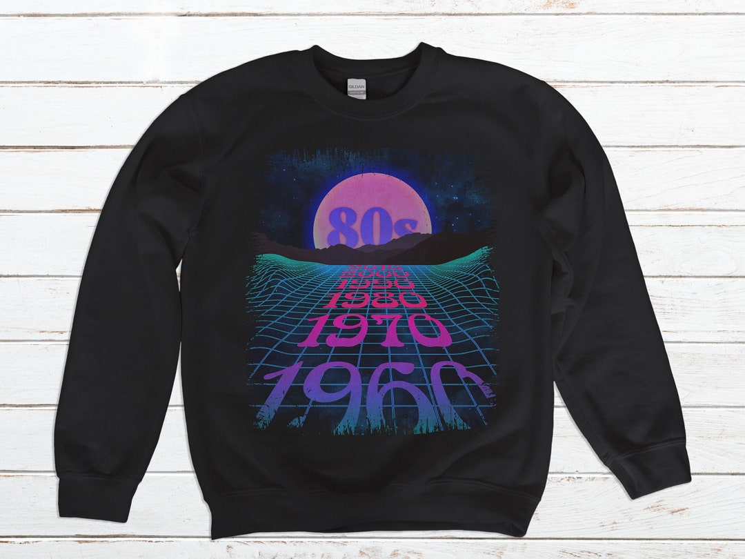 80s Synthwave Sweatshirt, Vaporwave Sweatshirt, Retrowave Clothing ...