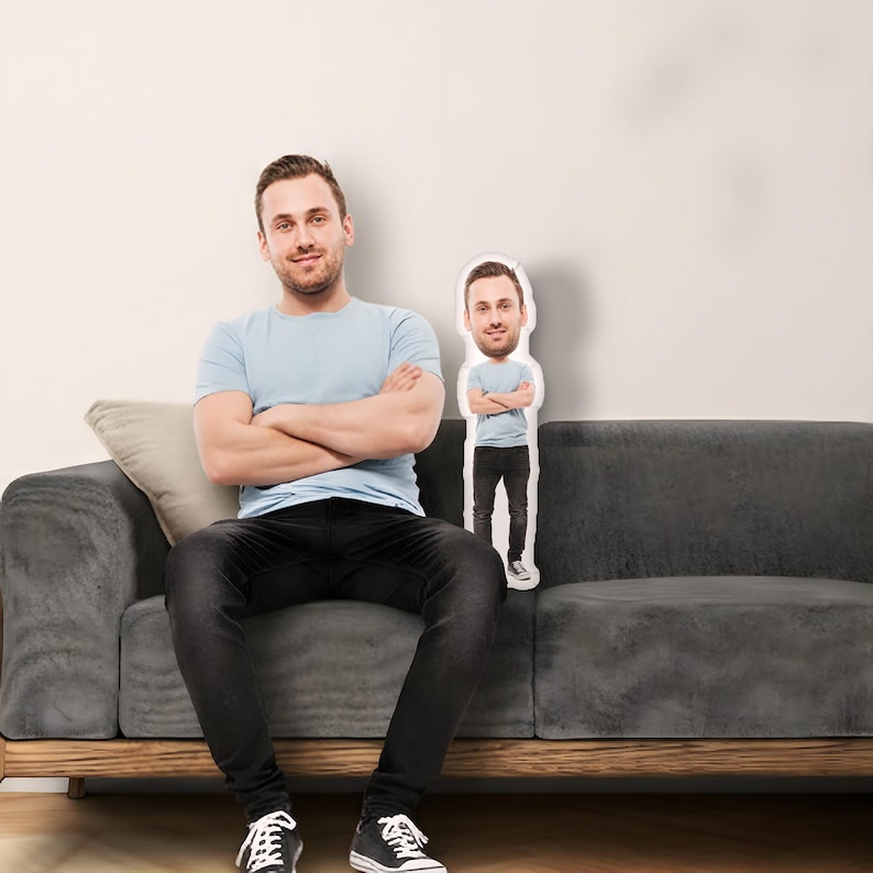 Custom 3D Shaped Pillow With Body or Face Photo, Personalized Funny ...