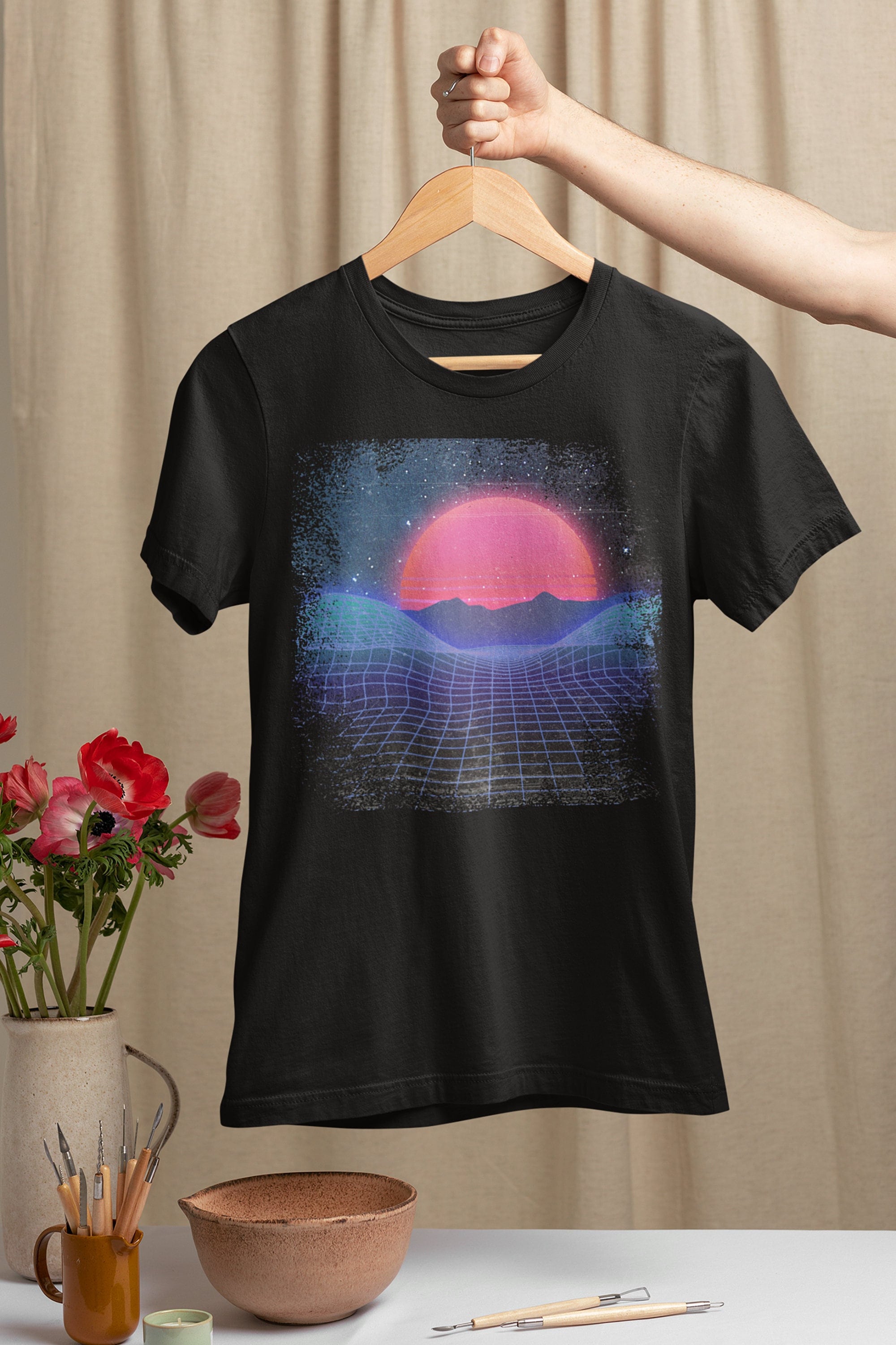 Synthwave T-shirt Vaporwave Shirt Retrowave Shirt Retro T - Etsy
