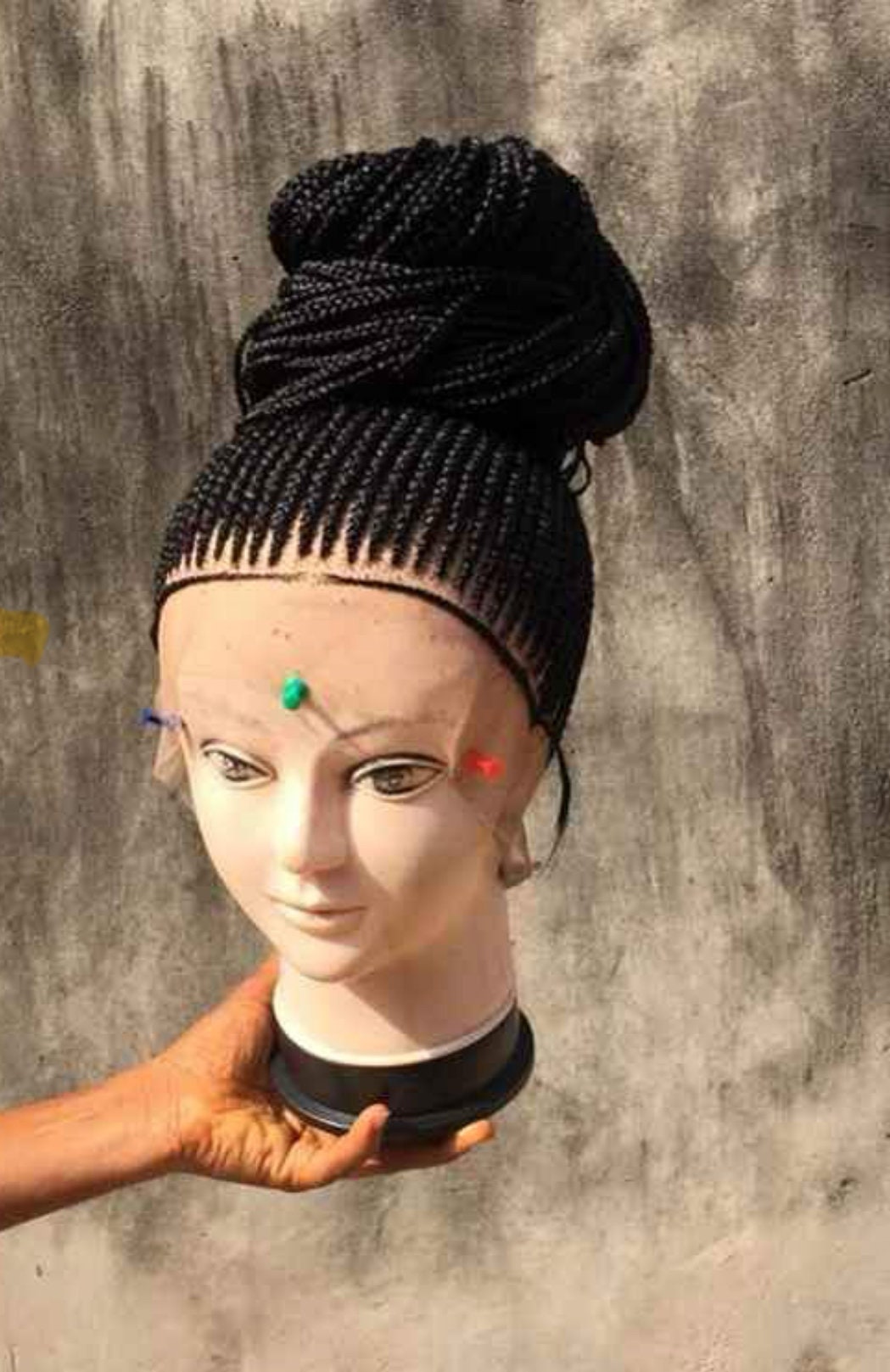 360 Braided Wig - Braids for Black Women, Ponytail Hair, Ponytail ...