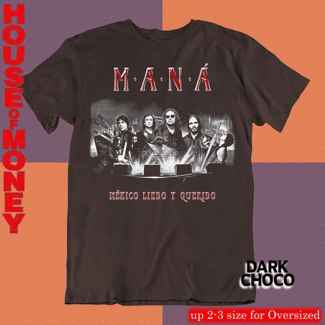 Mana Band Tour Shirt, Mexico Lindo Y Querido - Etsy